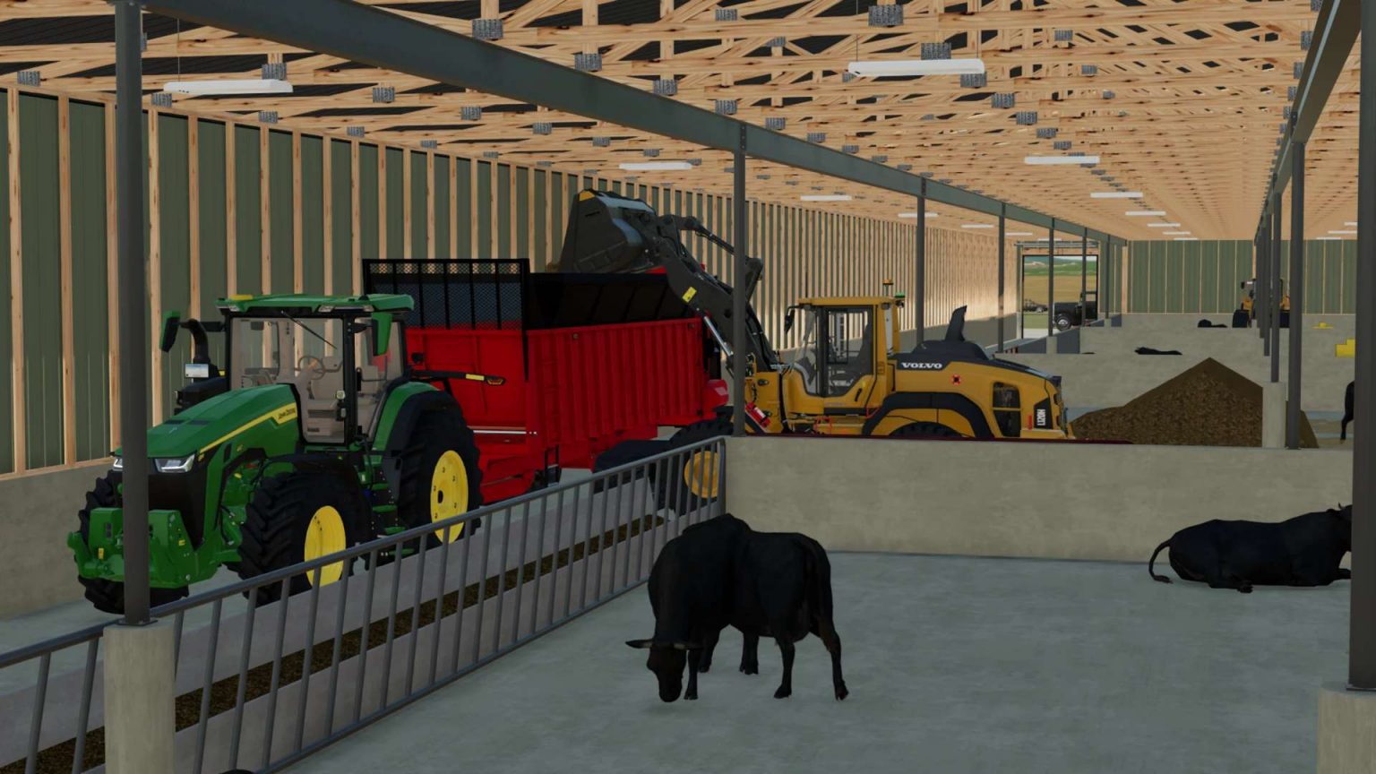 LAC BTO Freestall Monoslope v1.0.0.0 - FS25 / FS22 Mod