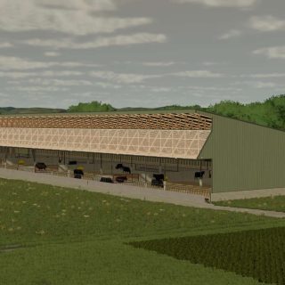 LAC BTO Freestall Monoslope v1.0.0.0 - FS25 / FS22 Mod