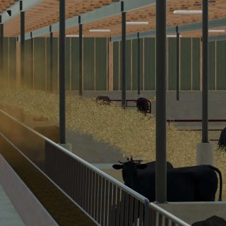 LAC BTO Freestall Monoslope v1.0.0.0 - FS25 / FS22 Mod