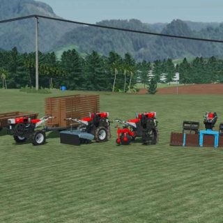 Pack Micro Tractors And Implements v1.0.0.0 - FS25 / FS22 Mod