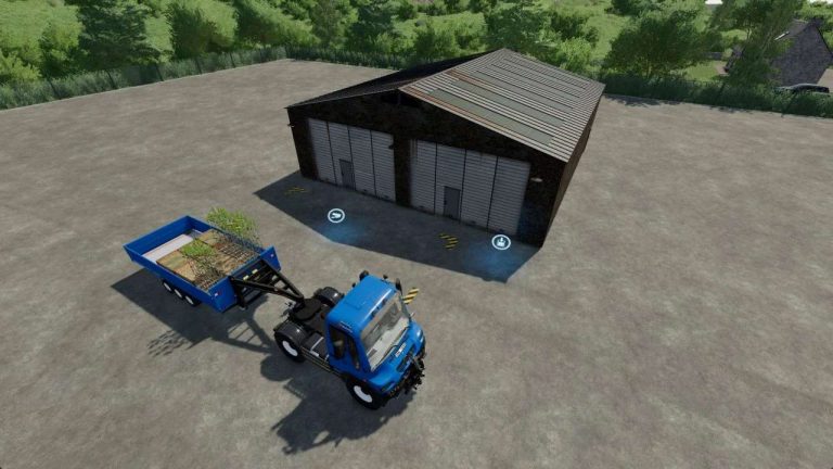 Pallet Storage Warehouse v1.1.0.0 - FS25 / FS22 Mod
