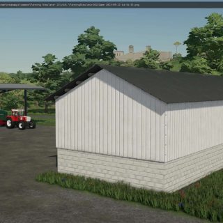 Sheet metal building v1.0.0.0 - FS25 / FS22 Mod