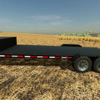 Small Flatbed Autoload Trailer v2.0.0.0 - FS25 / FS22 Mod