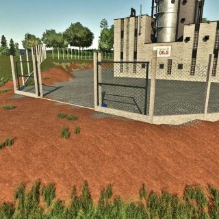 Wired Fence And Rail Gate v1.0.0.0 - FS25 / FS22 Mod