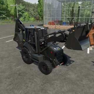 CAT 430E Backhoe v1.0.0.0 - FS25 / FS22 Mod