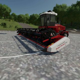 DraperStream900 Cutter vis 3Point adapter v1.0.0.0 - FS25 / FS22 Mod