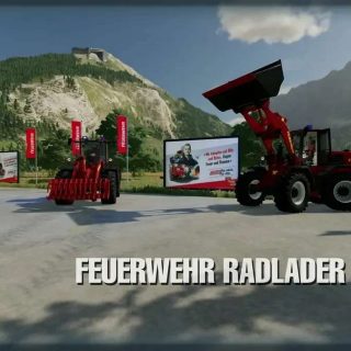 Fire Brigade Wheel Loader v1.0.0.0 - FS25 / FS22 Mod