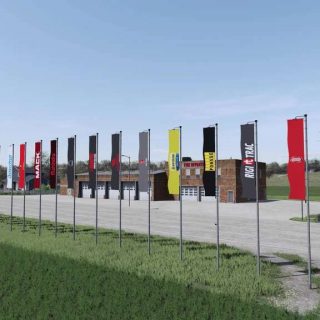 Flags Of Different Brands v1.0.0.0 - FS25 / FS22 Mod
