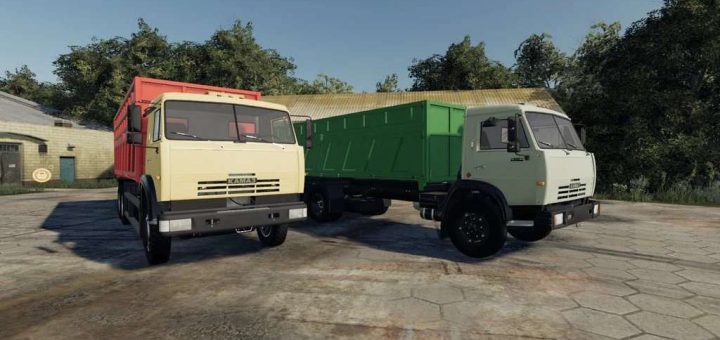 Kamaz Grain Mods | FS22 Mods | Farming Simulator 22 Mods