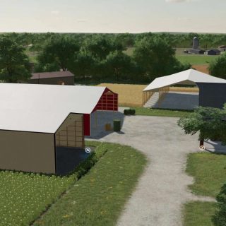 Lazy E's Hay Storage Pack v1.0.0.0 - FS25 / FS22 Mod