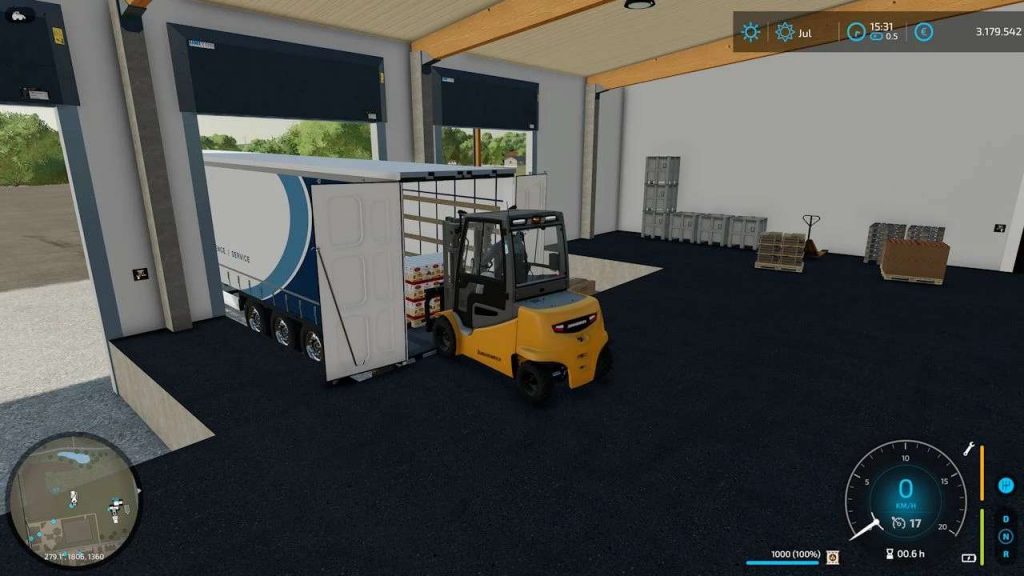 Logistics center v1.6.0.2 - FS25 / FS22 Mod