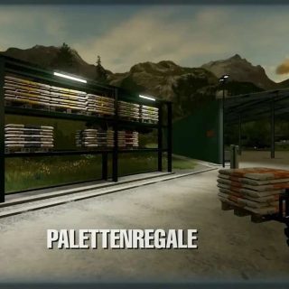 Pallet Racks v1.0.0.0 - FS25 / FS22 Mod