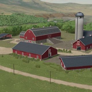 Red Barn Pack v1.1.0.0 - FS25 / FS22 Mod