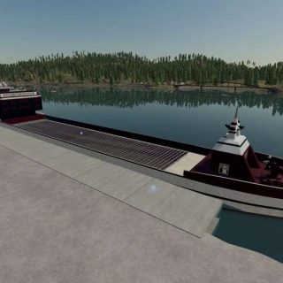Ship with sellpoint V1.0.0.0 - FS25 / FS22 Mod