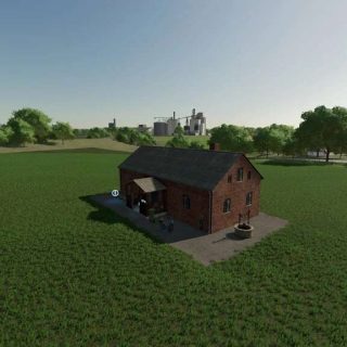 Small Brick House v1.0.0.0 - FS25 / FS22 Mod