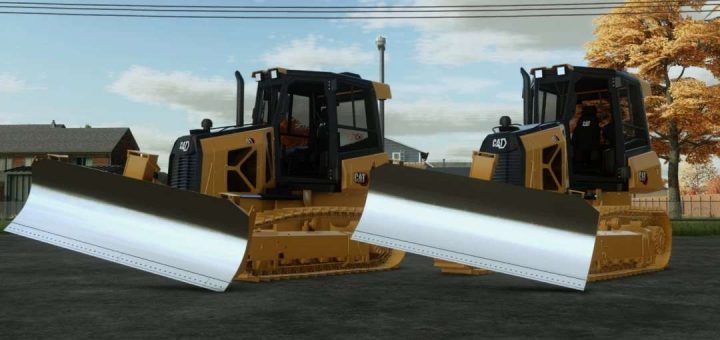 Cat Dozer Pack Mods | FS22 Mods | Farming Simulator 22 Mods