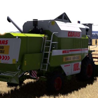 CLAAS Dominator 108 SL Maxi Edited v1.0.0.0 - FS25 / FS22 Mod