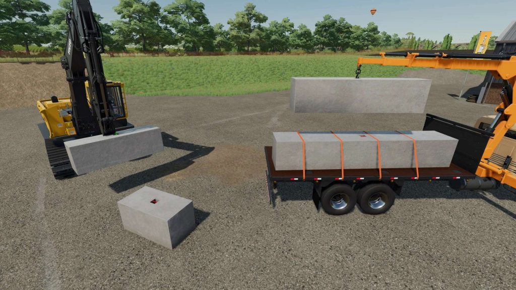 Concrete Block Pack V1.0.0.0 - FS25 / FS22 Mod