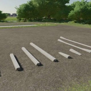 Concrete Curbs Pack v1.0.0.0 - FS25 / FS22 Mod