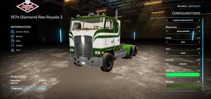 Diamond Reo Royale Mods | FS22 Mods | Farming Simulator 22 Mods