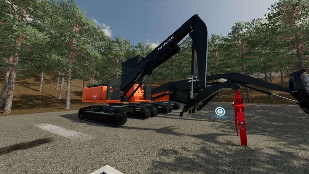 Hitachi ZX240F-3 v1.0.6.0 - FS25 / FS22 Mod