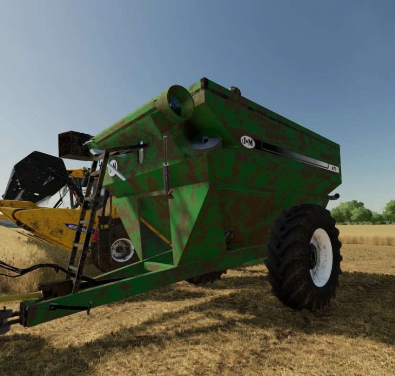 J&M 875 Auger Wagon v1.0.0.0 - FS25 / FS22 Mod