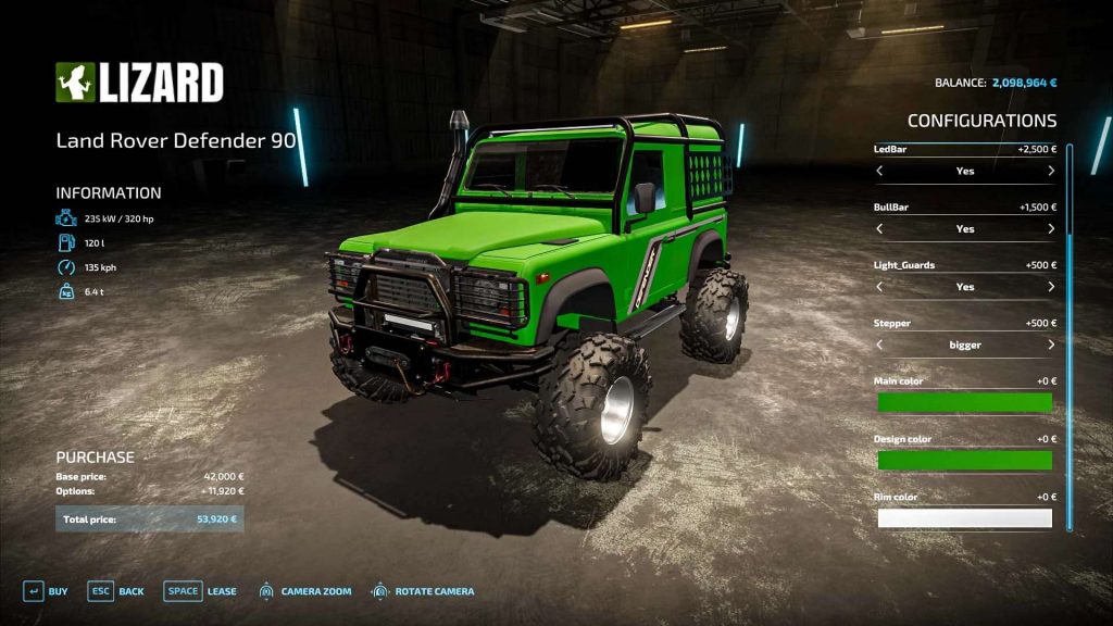 Land Rover Defender v2.0.0.0 - FS25 / FS22 Mod