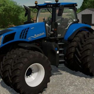 New Holland T8 with North American Wheels v1.0.0.1 - FS25 / FS22 Mod