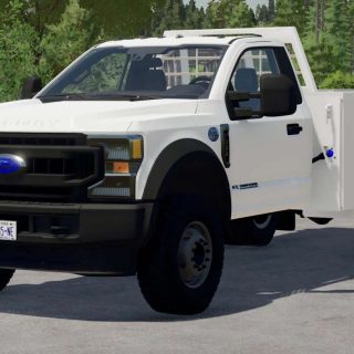 2022 Ford F600 Service Truck V1.0.0.0 - FS25 / FS22 Mod