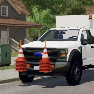 2022 Ford F600 Service Truck V1.0.0.0 - FS25 / FS22 Mod