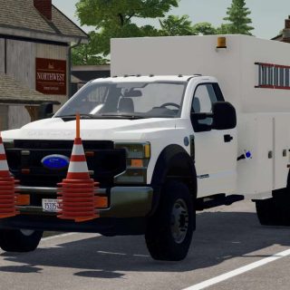 2022 Ford F600 Service Truck V1.0.0.0 - FS25 / FS22 Mod