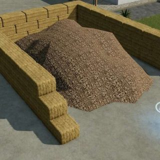 Bale Bunker Storage Pack v1.0.0.1 - FS25 / FS22 Mod