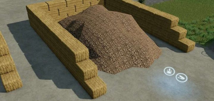 Bunker Silos No Snap Grill V1.0.0.0 - FS25 / FS22 Mod