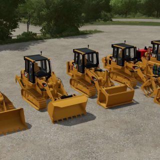 Cat Track Loader Mega Pack v1.1.0.0 - FS25 / FS22 Mod