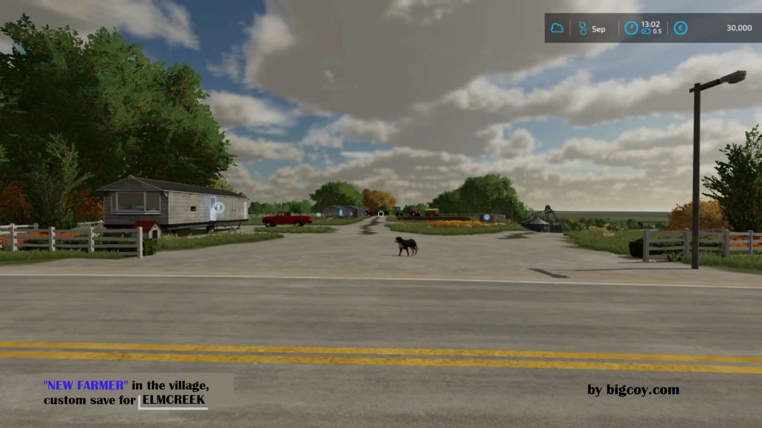 ELMCREEK - New FARMER - map custom save v1.0.0.0 - FS25 / FS22 Mod