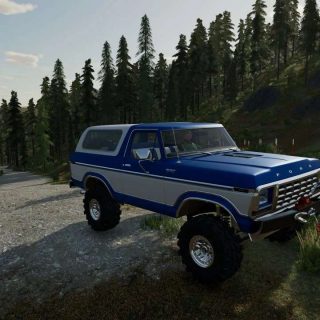 Ford Bronco Custom 1978 v2.0.0.0 - FS25 / FS22 Mod