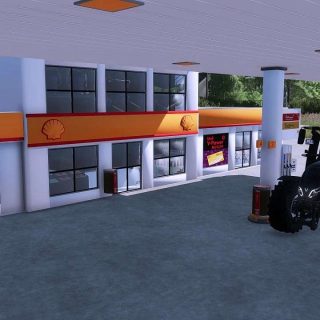 Gas station v1.0.0.0 - FS25 / FS22 Mod