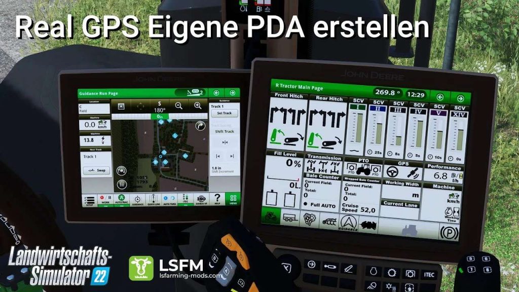 Horsch Agrovation PDA for Real GPS Mod v1.0.0.0 - FS25 / FS22 Mod