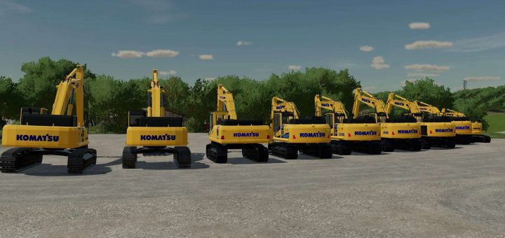 Farming Simulator 22 Forklifts, Excavators mods | FS22 Excavators