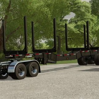 LIZARD LOG TRAILER 45FT v1.0.0.0 - FS25 / FS22 Mod