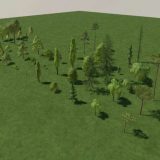 Base Tree Pack (Prefab) v1.0.0.0 - FS25 / FS22 Mod