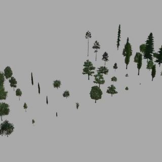 Base Tree Pack (Prefab) v1.0.0.0 - FS25 / FS22 Mod