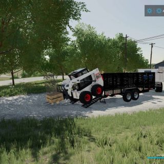 Big Tex 10pi Landscape Trailer v1.0.0.0 - FS25 / FS22 Mod