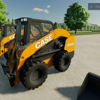 CASE SV280 & TV370 Skidsteer Pack v1.0.0.0 - FS25 / FS22 Mod