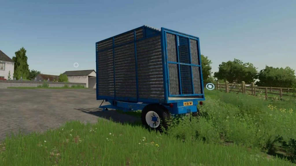 Crooks Single Axle Silage Trailer v1.2.0.0 - FS25 / FS22 Mod
