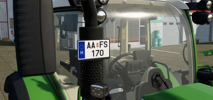 Hungarian License Plates Mods | FS22 Mods | Farming Simulator 22 Mods