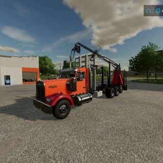 Kenworth w900 log truck V1.0.0.0 - FS25 / FS22 Mod