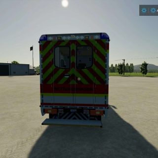 Mercedes Benz Sprinter Strobel Ambulance v1.0.0.1 - FS25 / FS22 Mod