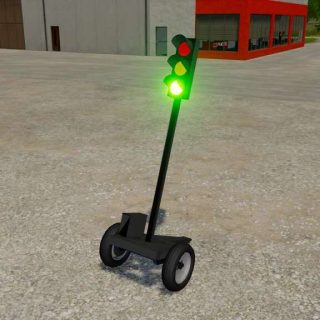Mobile Traffic Light (Functional) v1.2.0.0 - FS25 / FS22 Mod