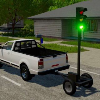 Mobile Traffic Light (Functional) v1.2.0.0 - FS25 / FS22 Mod